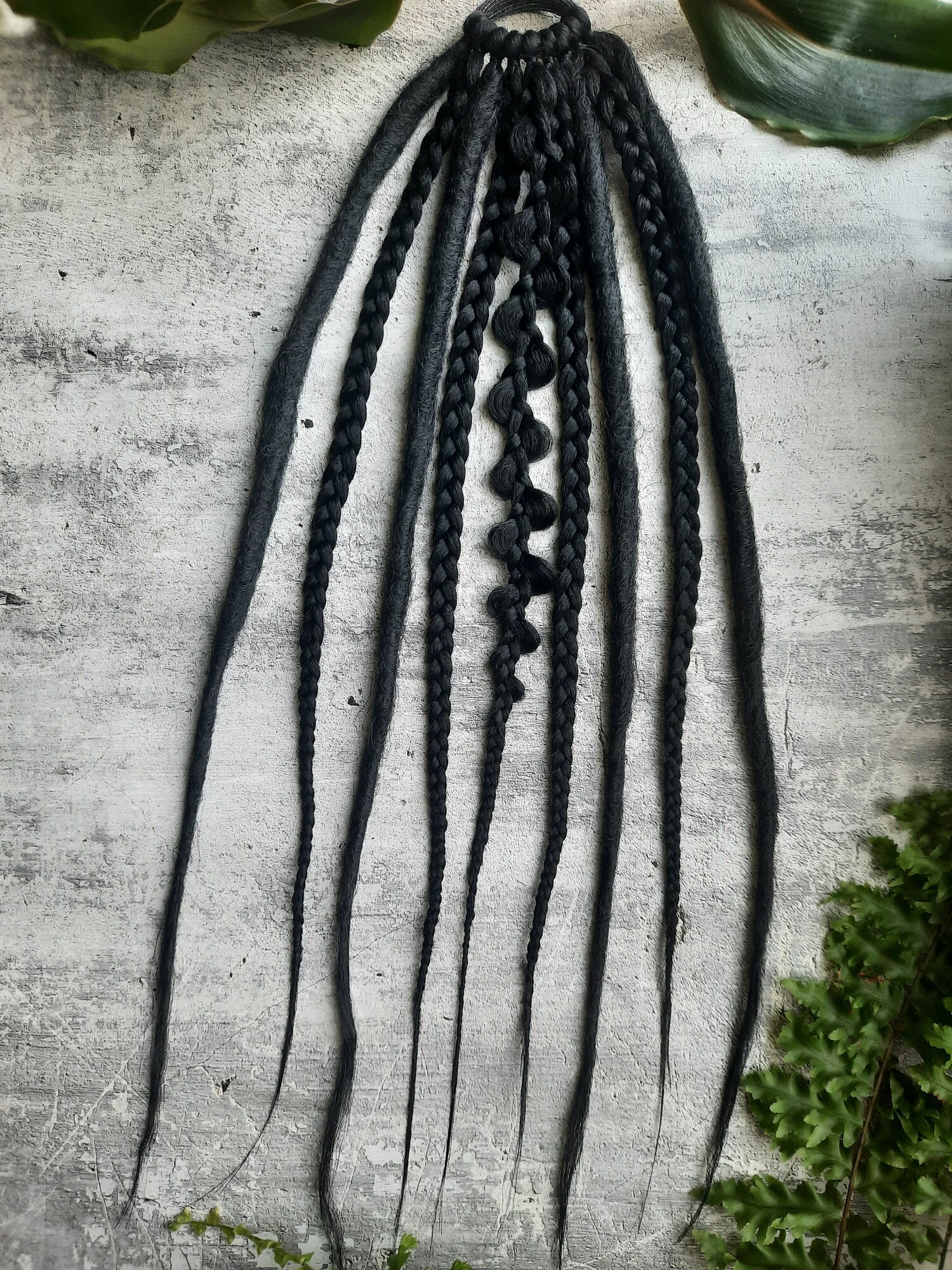 Дредорезинка, резинка для волос с косами и дредами, 1 шт.