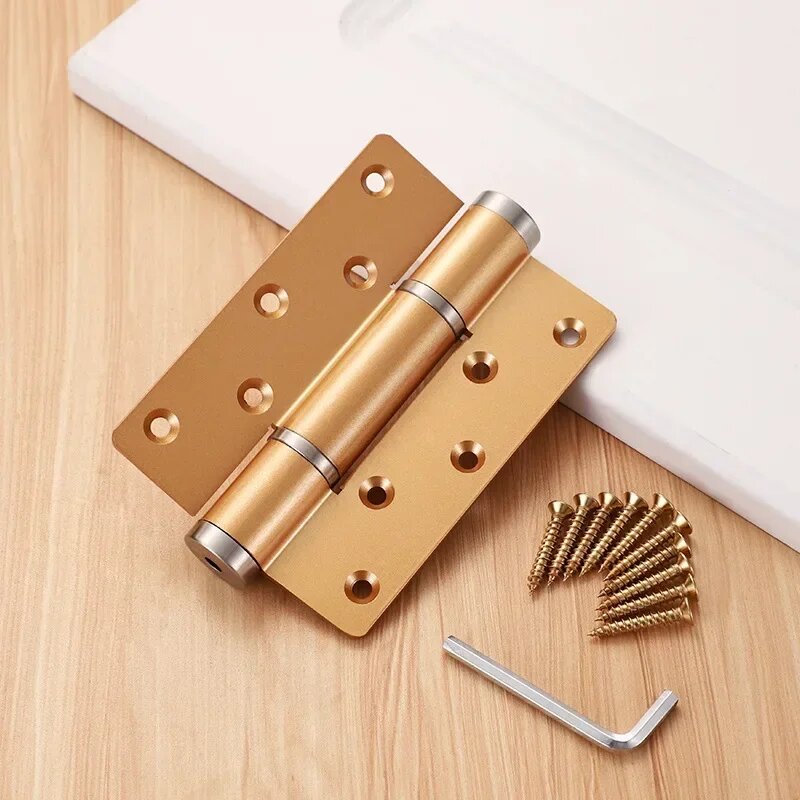 Алюминиевые скрытые дверные доводчики 2 шт. golden square-2pcs