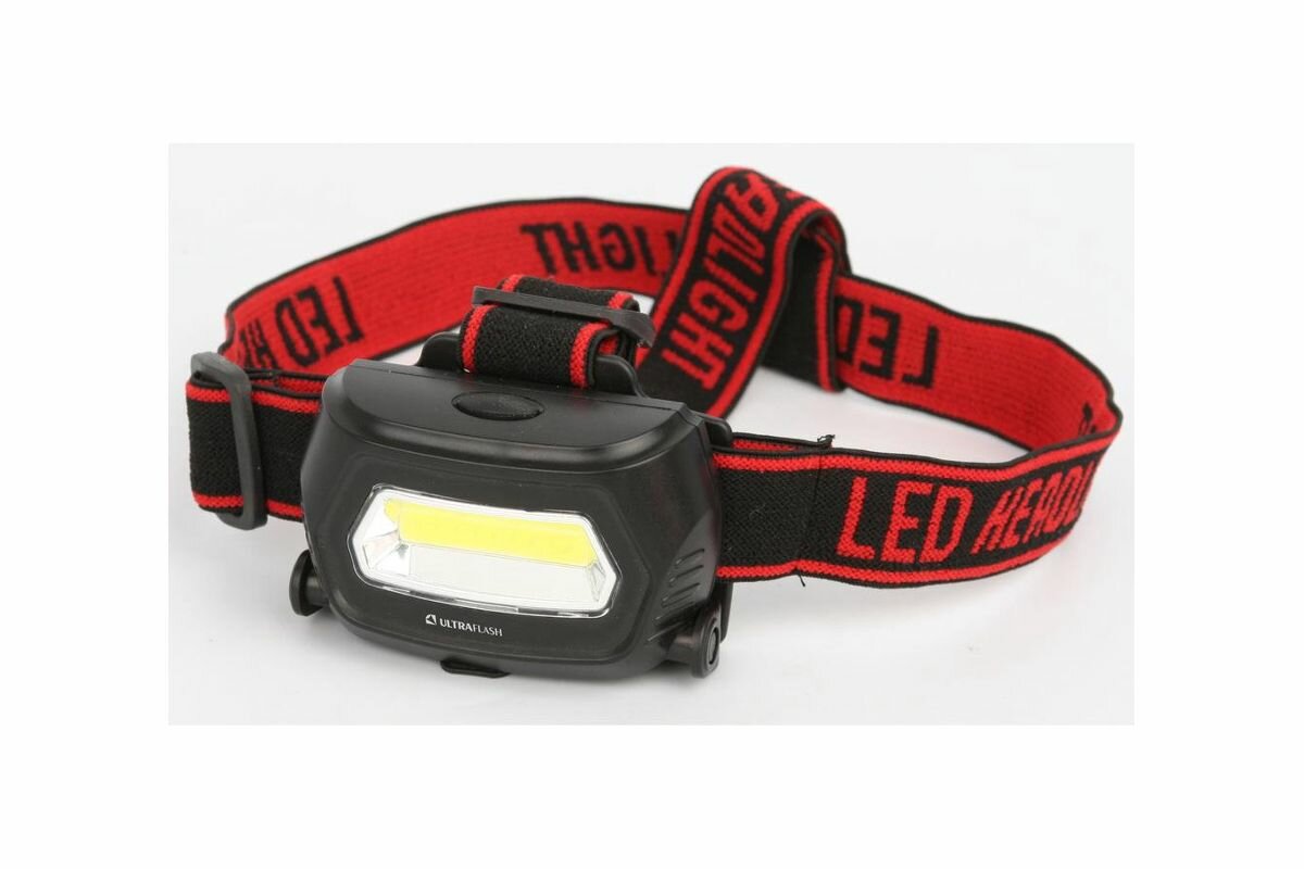 Фонарь налобный светодиодный (13803) LED5359 черный