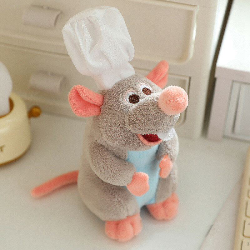 Precious plush mouse мягкая игрушка для коллекционеров светло-серый-голубой 13 см