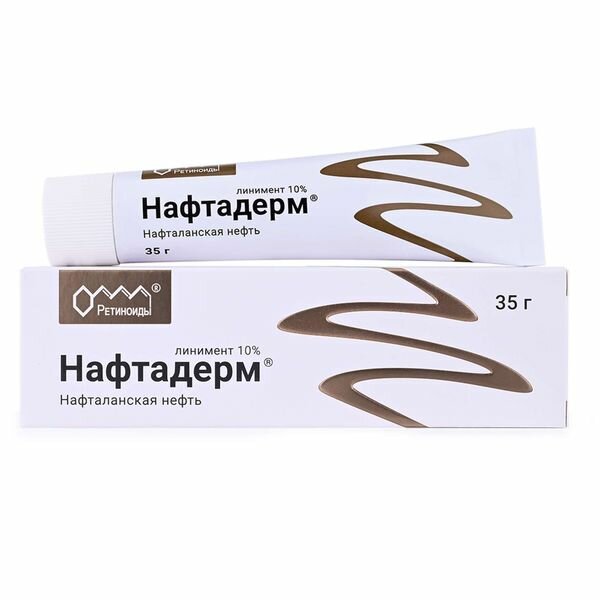 Нафтадерм линимент 10% 35г