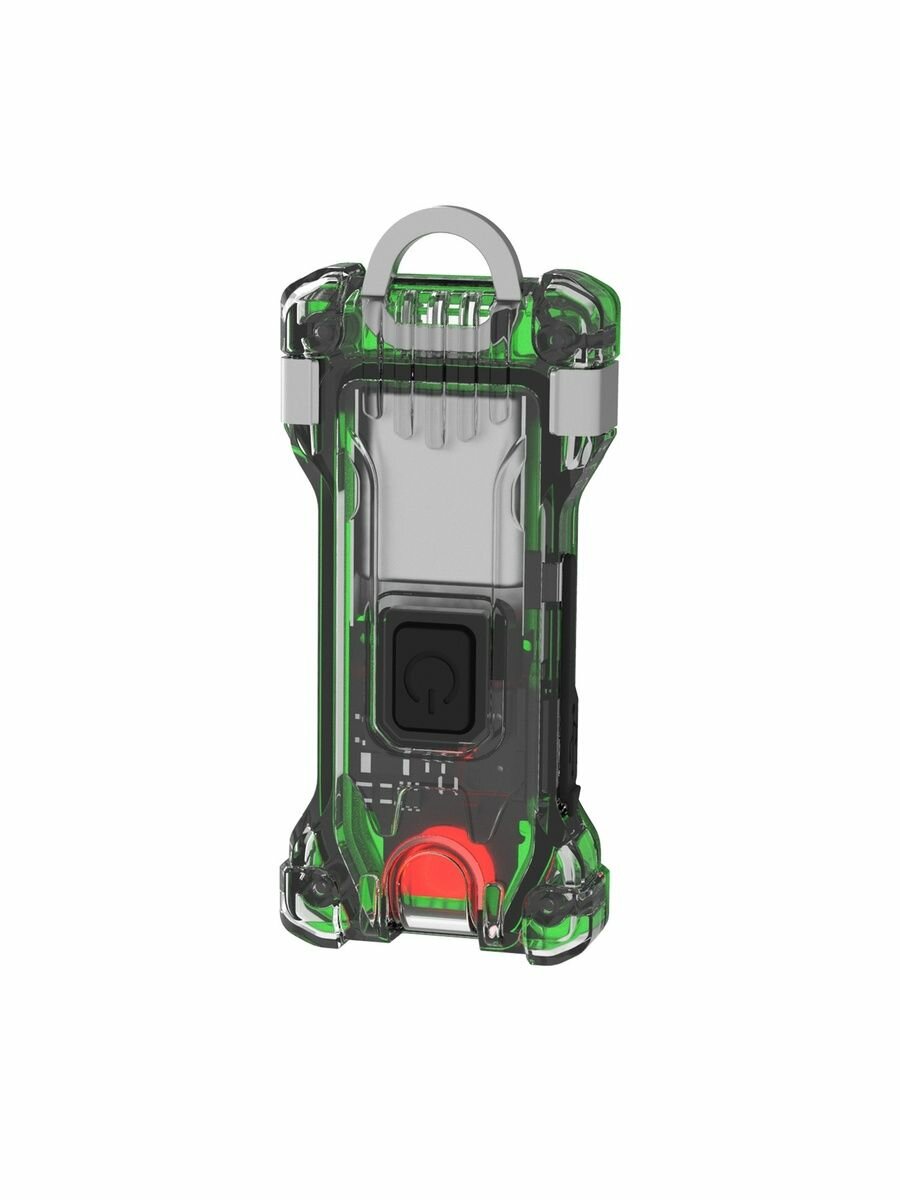 Фонарь наключный Armytek Zippy Extended Set WR Зелёный цвет (Белый и красный свет)