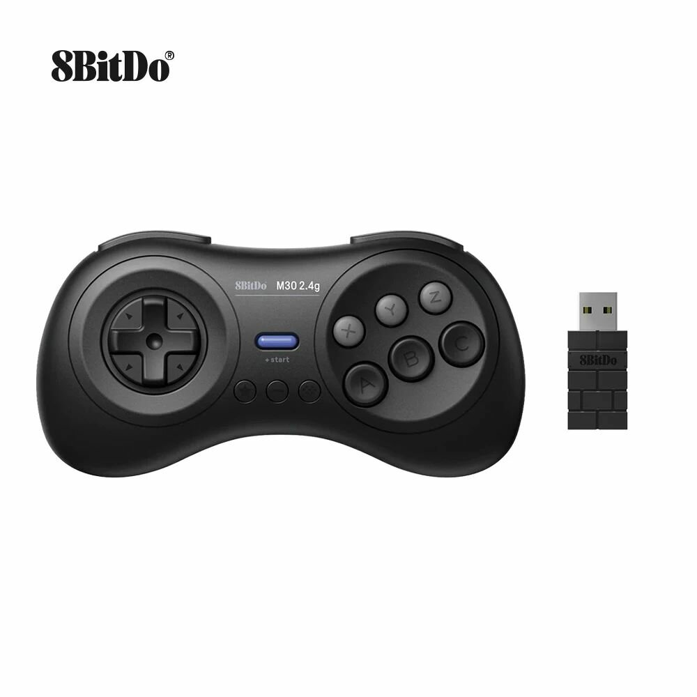 8BitDo - M30 2.4G Беспроводной контроллер-геймпад для Sega Genesis Mini и Mega Drive Mini