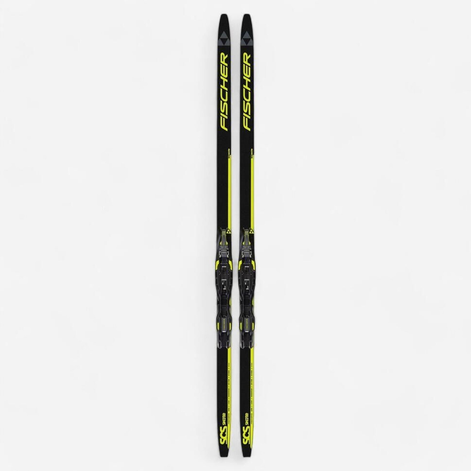 Decathlon Детские беговые лыжи Fischer SCS конькового типа с креплениями 141 см