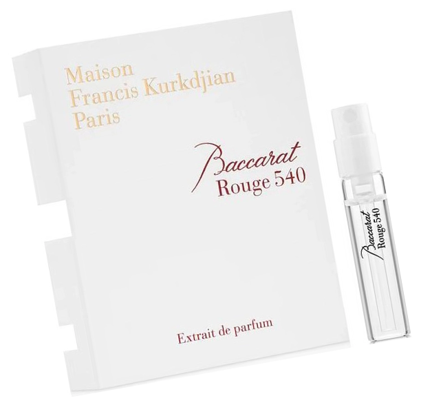 Maison Francis Kurkdjian Baccarat Rouge 540 Extrait De Parfum 2 мл - пробник для женщин и мужчин