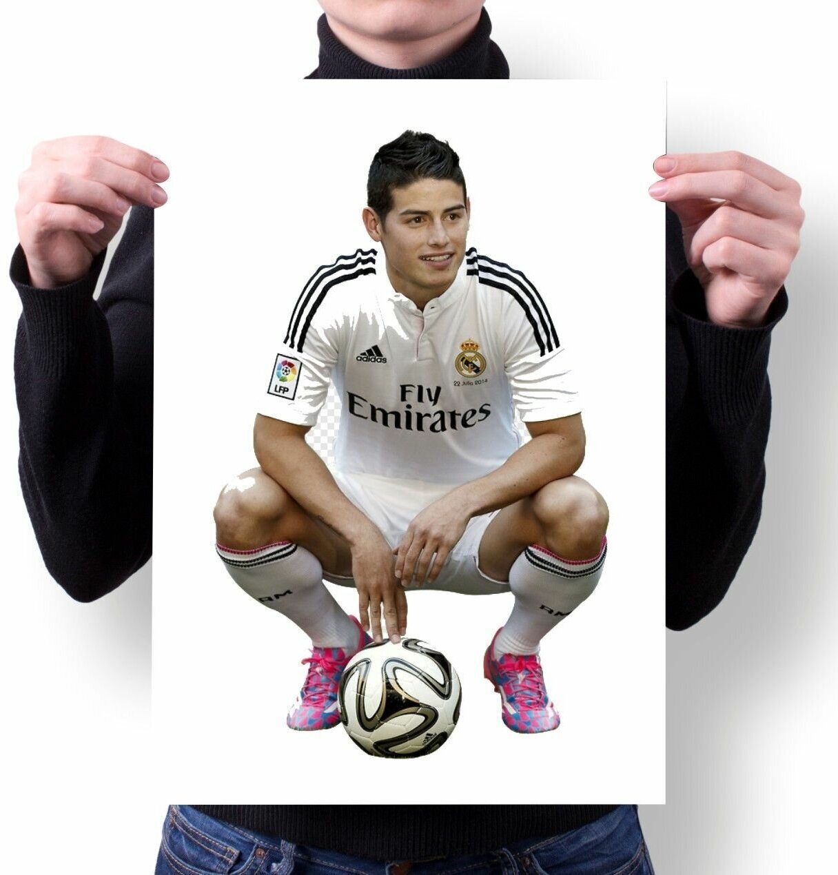 Плакат А4 футбольный клуб Реал Мадрид - Real Madrid № 55