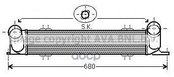 Радиатор интеркулера Ava арт. BW4378