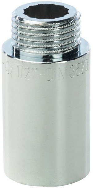 STOUT НР/ВР 1/2X40 удлинитель трубный хром латунь резьба соединитель сантехнический
