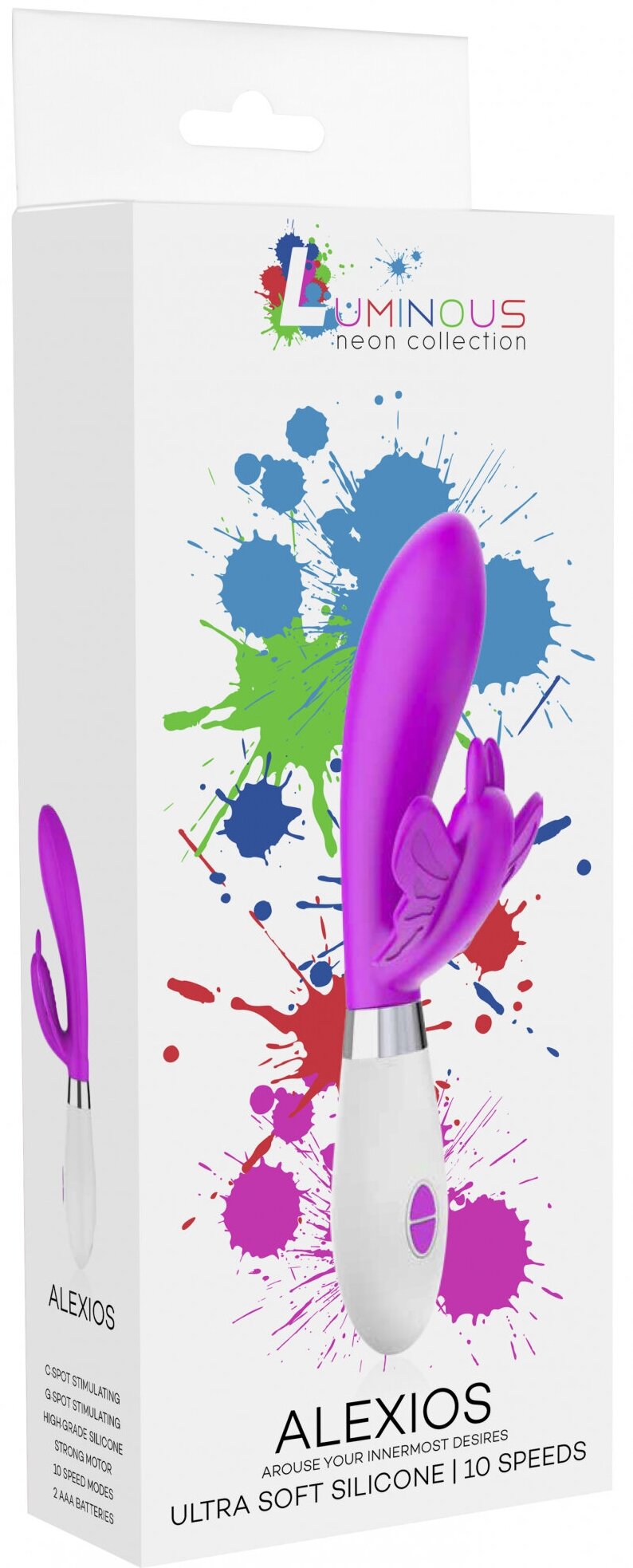 Вибратор - кролик Alexios (яркая фуксия)