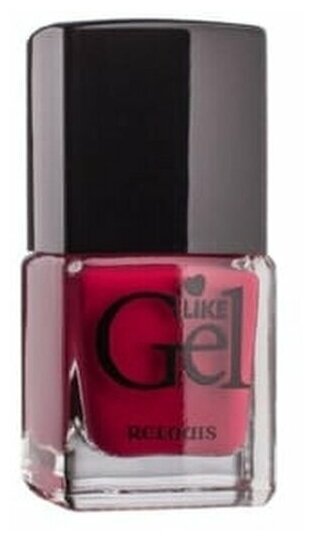 Relouis Лак для ногтей с гелевым эффектом Like Gel тон 12 Малиновый десерт