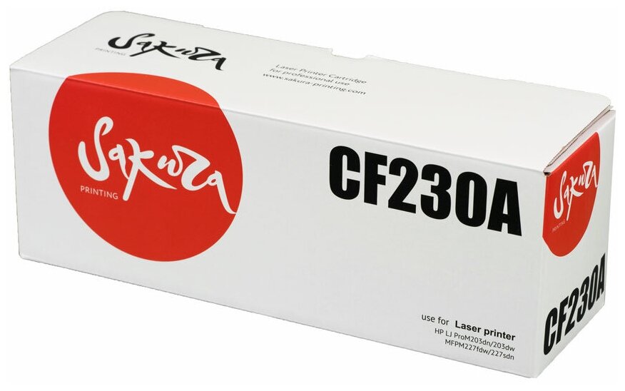 Картридж CF230A для HP LaserJet M227sdn, M227fdn, M227fdw, Canon 051 MF269dw, MF264dw Sakura