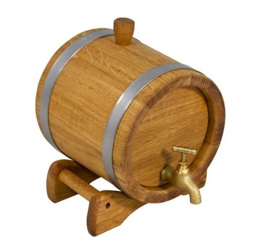 Дубовая бочка 3 л Стандарт, кавказский дуб