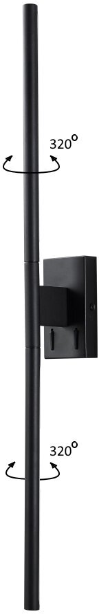 Подсветка для зеркал Crystal Lux Largo AP12W Black