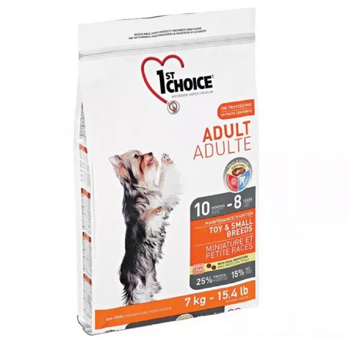 1ST CHOICE корм сухой для собак миниатюрных и мелких пород курица 7кг
