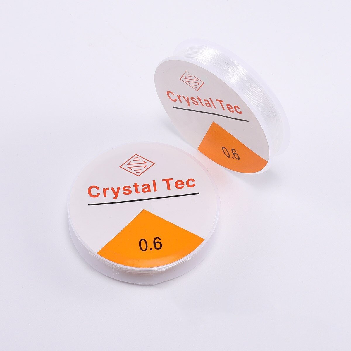 Нить-Резинка элистичная Crystal Tec для рукоделия (бисероплетения), диаметр 0,6 мм, длина 10 м, прозрачная, 10 шт