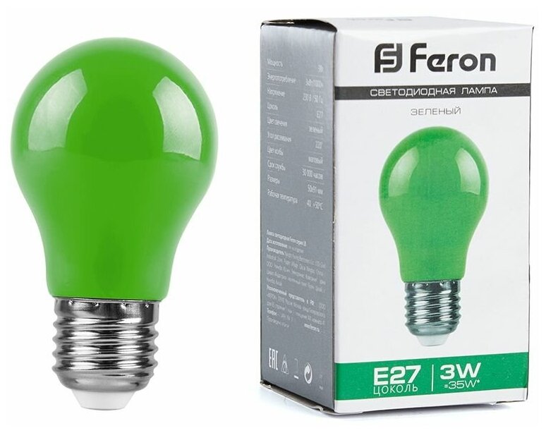 Лампочка светодиодная Feron LB-375, 25922, 3W, E27