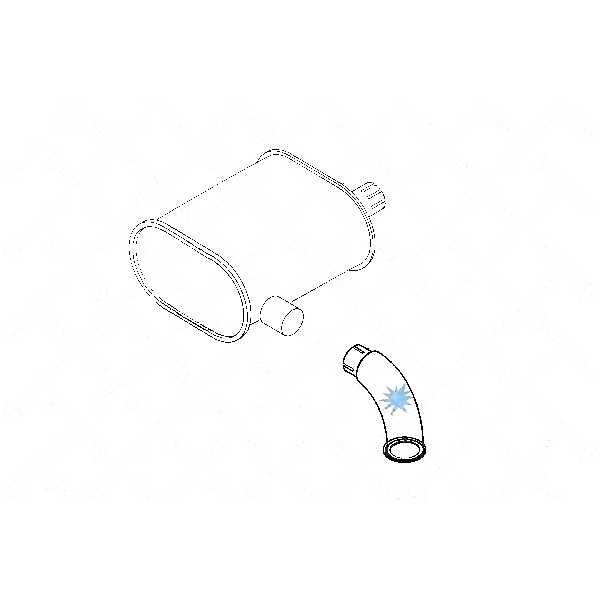 STELLOX 82-03681-SX (5001825036 / 5010263914 / 5010314110) труба глушителя промежут. 1-изг.\rvi premium euro II midr 06.02.26