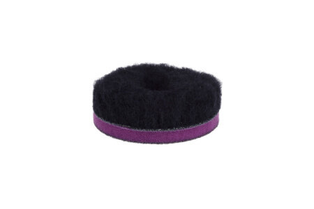 ZviZZer Черный меховой круг (ворс 15 мм) 55/25/55
