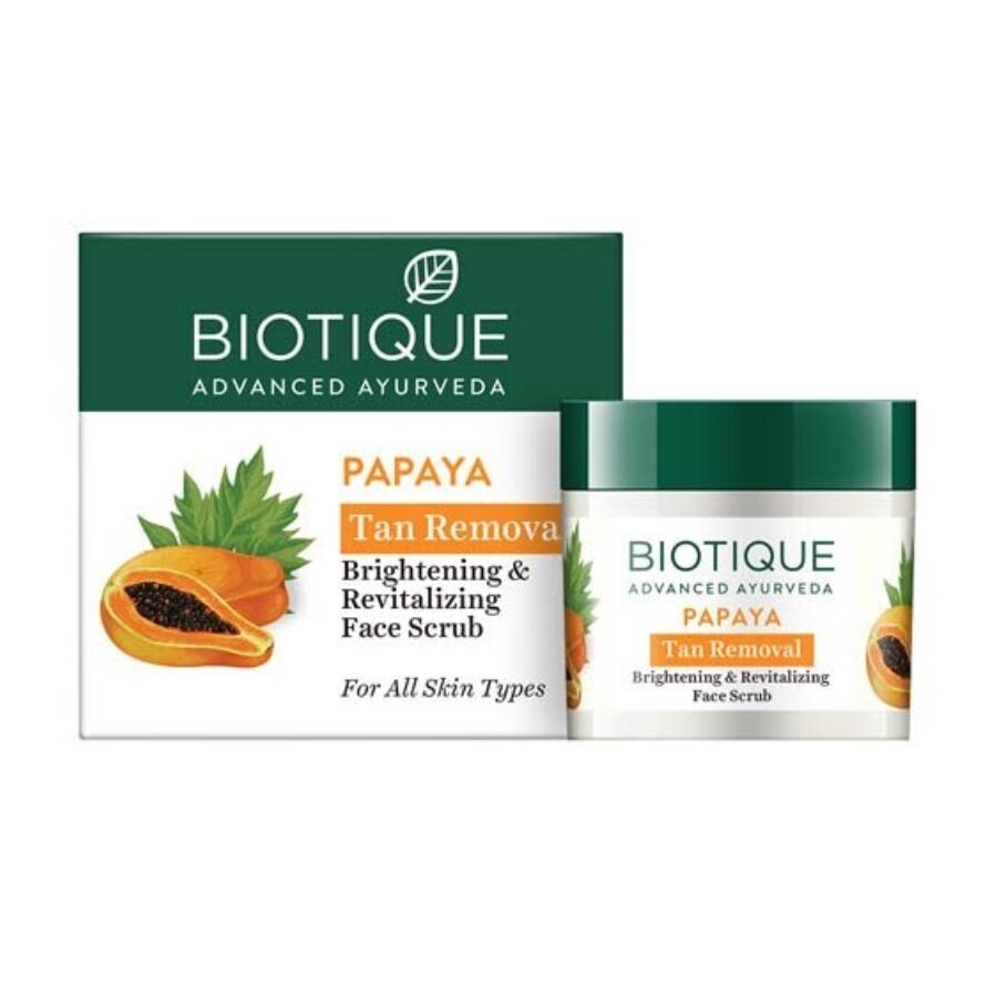 Скраб Папайя Разглаживающий и восстанавливающий Biotique 75 г - 1 шт.