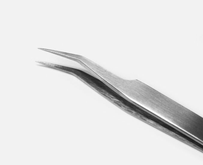 Пинцет для наращивания ресниц Sculptor lash № 02