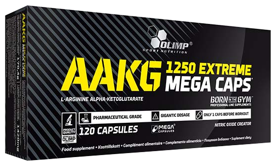 Olimp AAKG 1250 Extreme Mega Caps - 120 капсул, без вкуса