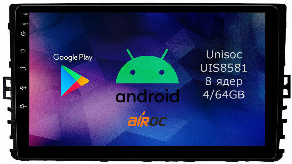 Штатные магнитолы Android AIROC RM-3709