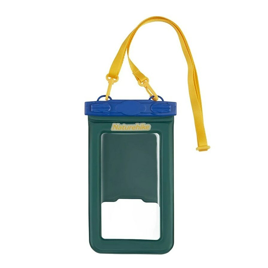 Гермочехол Naturehike плоский для телефона 23х13,5 см, зеленый