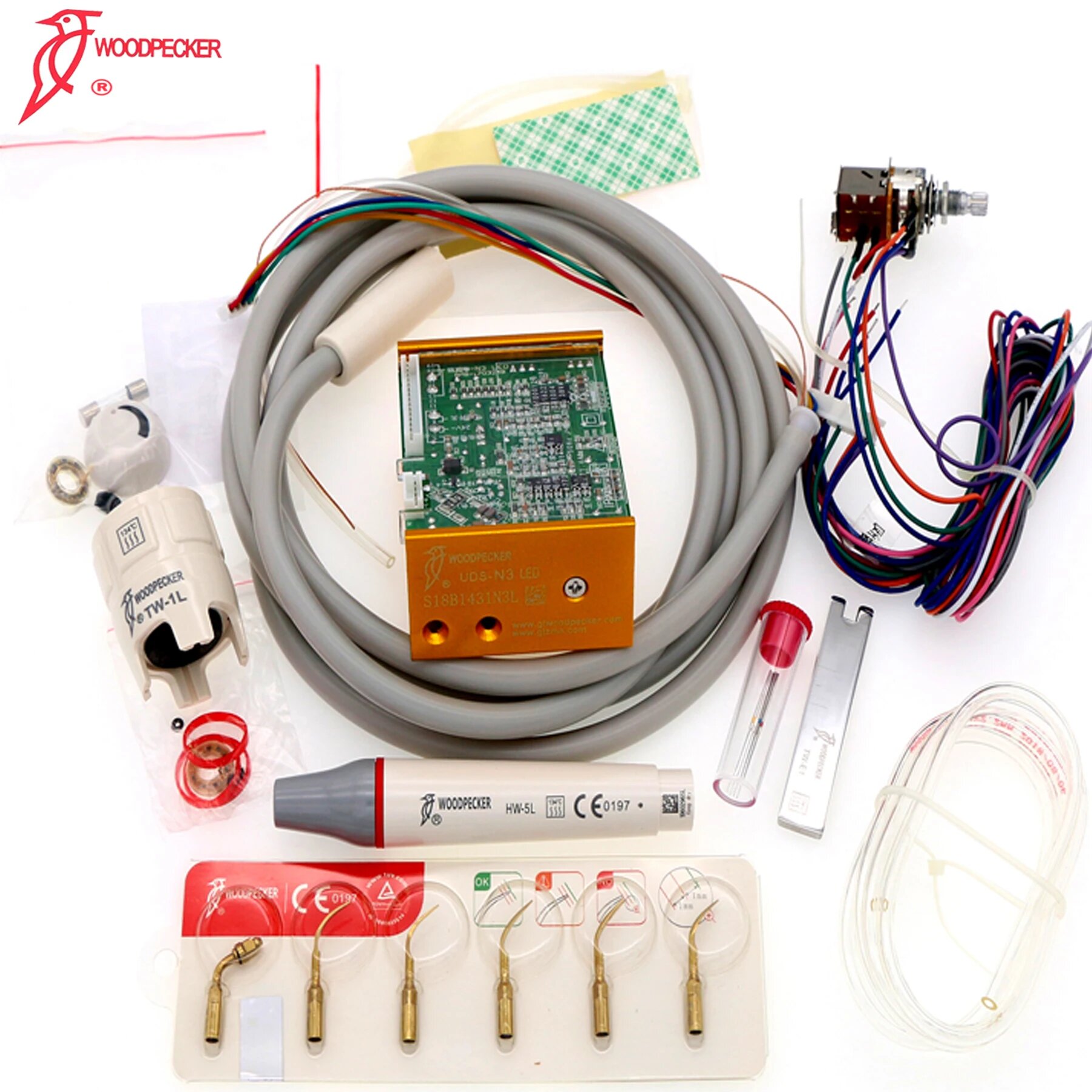 Стоматологический ультразвуковой скалер Woodpecker UDS N3 LED Kit