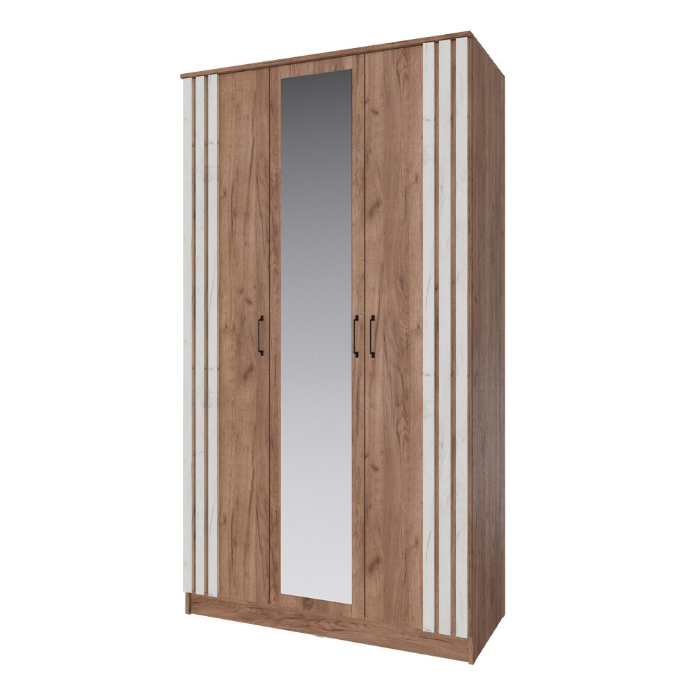 ARNIKA Шкаф Кано КПШ-2, Дуб крафт табачный, Дуб крафт белый