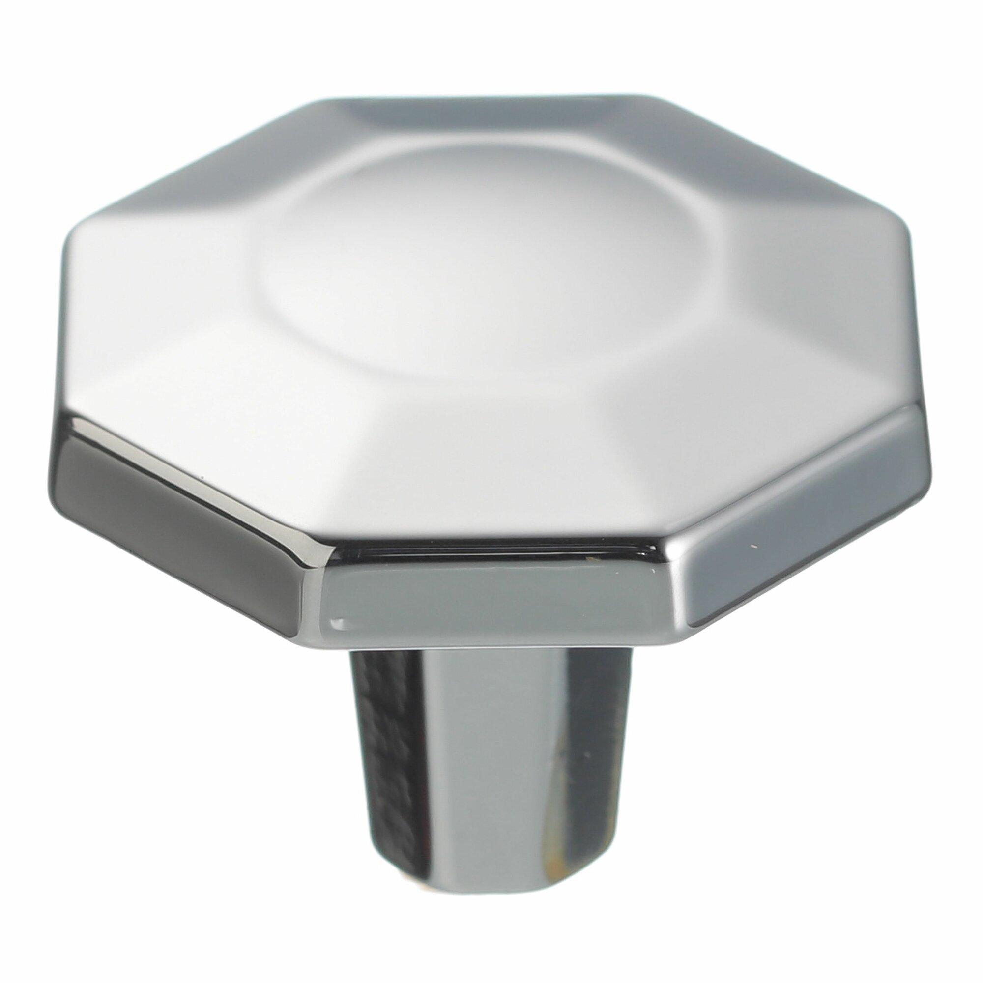 Ручка мебельная кнопка GIUSTI LINEA DECOR WPO762.000.0002 полированный хром