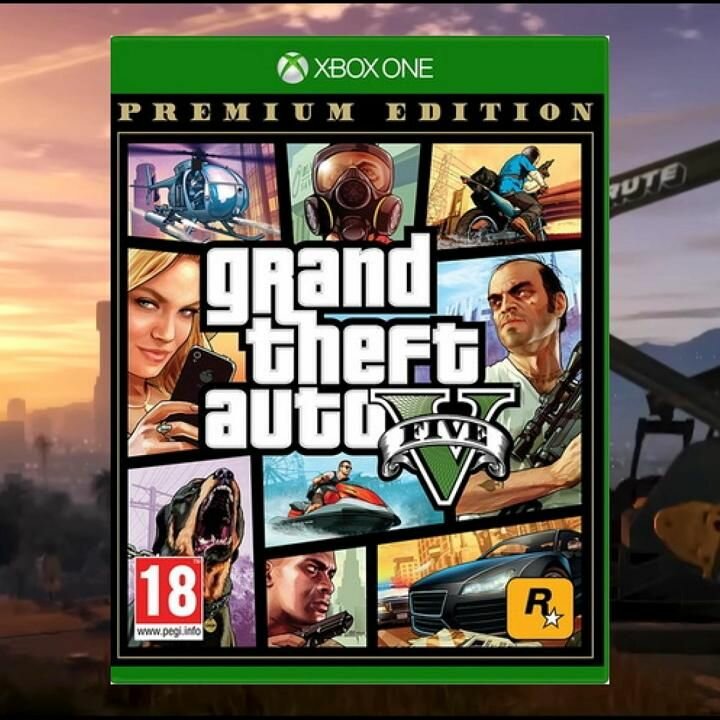 Игра GTA 5 (Grand Theft Auto) , для Xbox One, Blu-ray, Русские субтитры