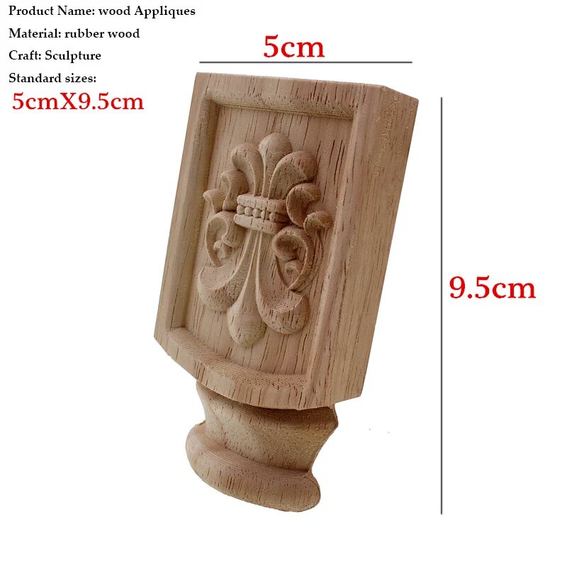 Деревянная аппликация, 9.5X5cm