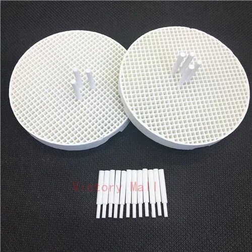 GREATLH Сотовые лотки для обжига и керамические булавки