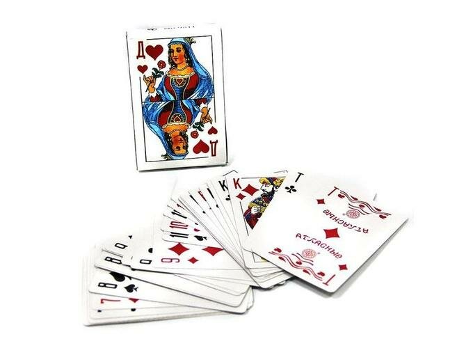 MADE IN CHINA Карты игральные 36шт. Дама 9811