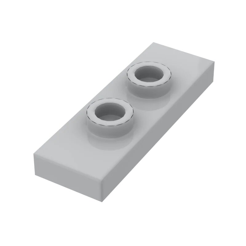 Серый LEGO® Brick 2x4 with 2 Studs - 194-light grey