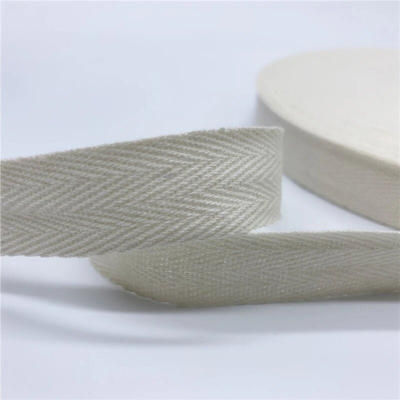 Хлопковая лента RYFDBMauve 10/15/20/25/30/40/50 мм 5 ярдов Cream, 50mm 3yards