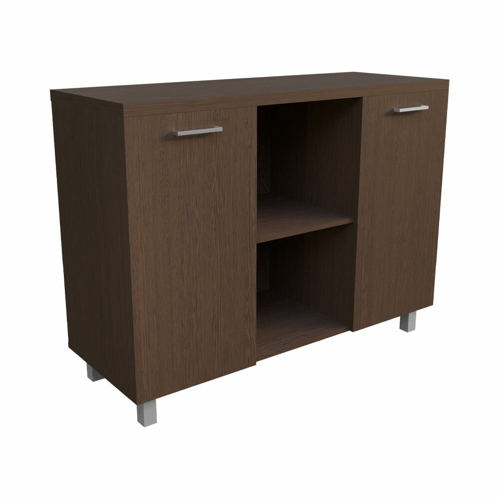 Тумба офисная / многофункциональная ПР503, р.1200х450х900, Венге цаво