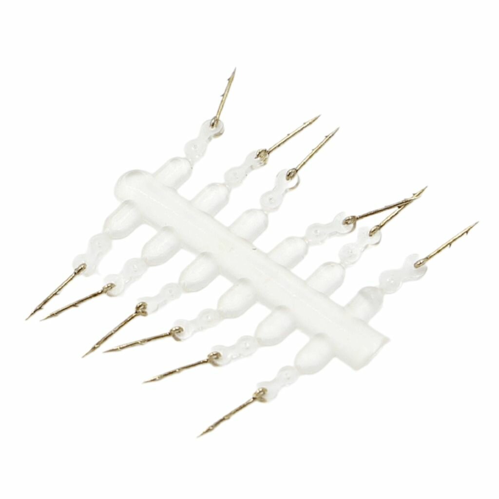 Европейская ловля карпа на крючок с силиконовым кольцом и прямым хвостовиком 0,6x15 мм