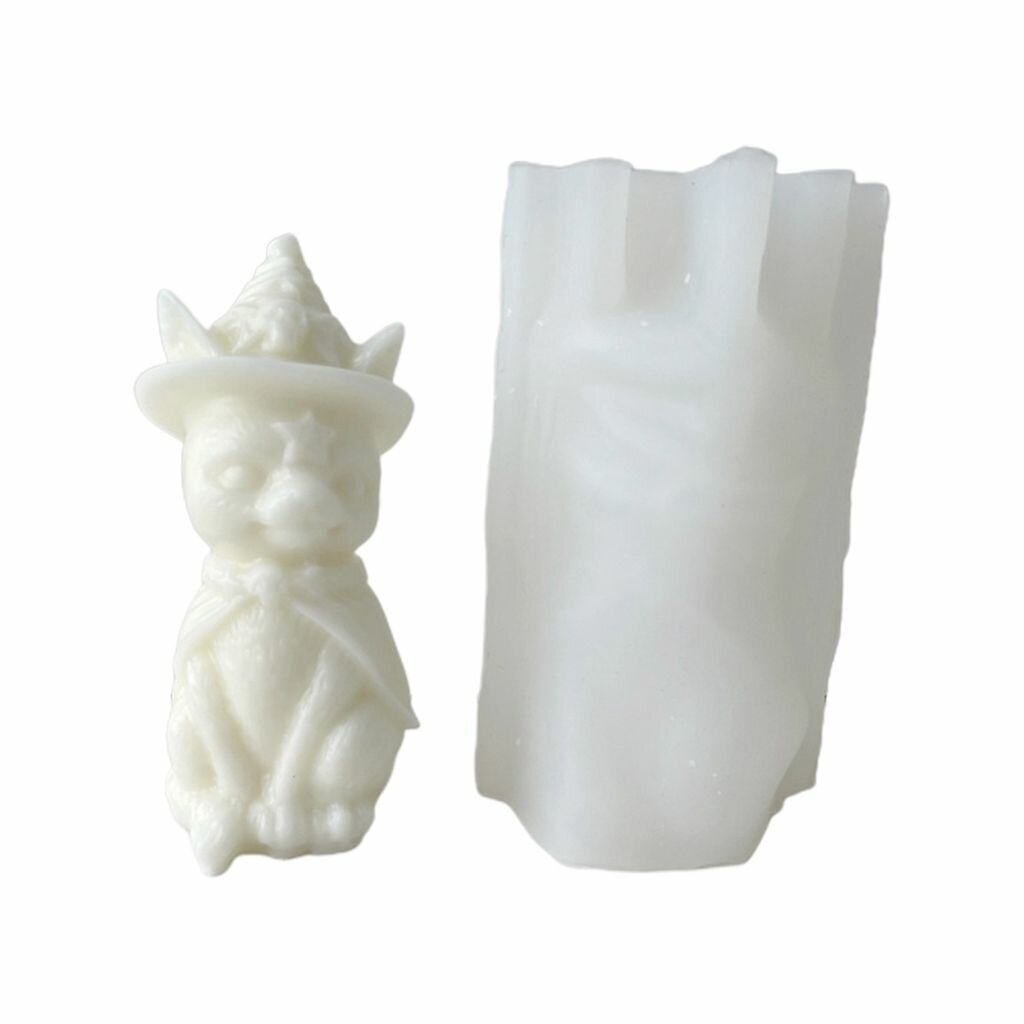 Объемная силиконовая форма для котенка-шапочка котенка