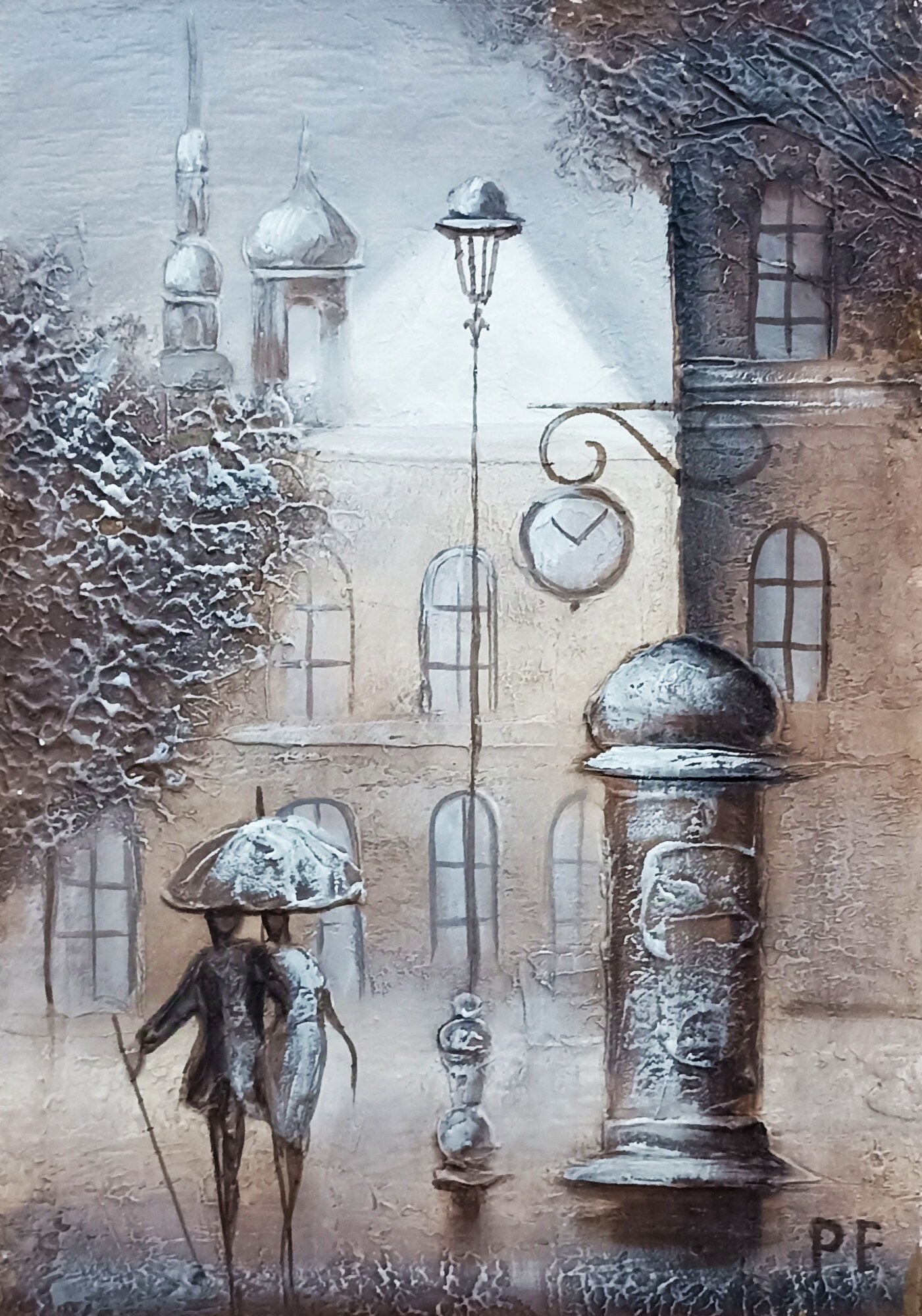 Картина маслом на холсте. 100% ручная работа, 100% живопись от Художественной мастерской Грëзы. Картина из серии "Люди". Сочетание стиля Модерн и Фэнтези. Картина фактурная, выпуклая. Размер картины 20х30 см.