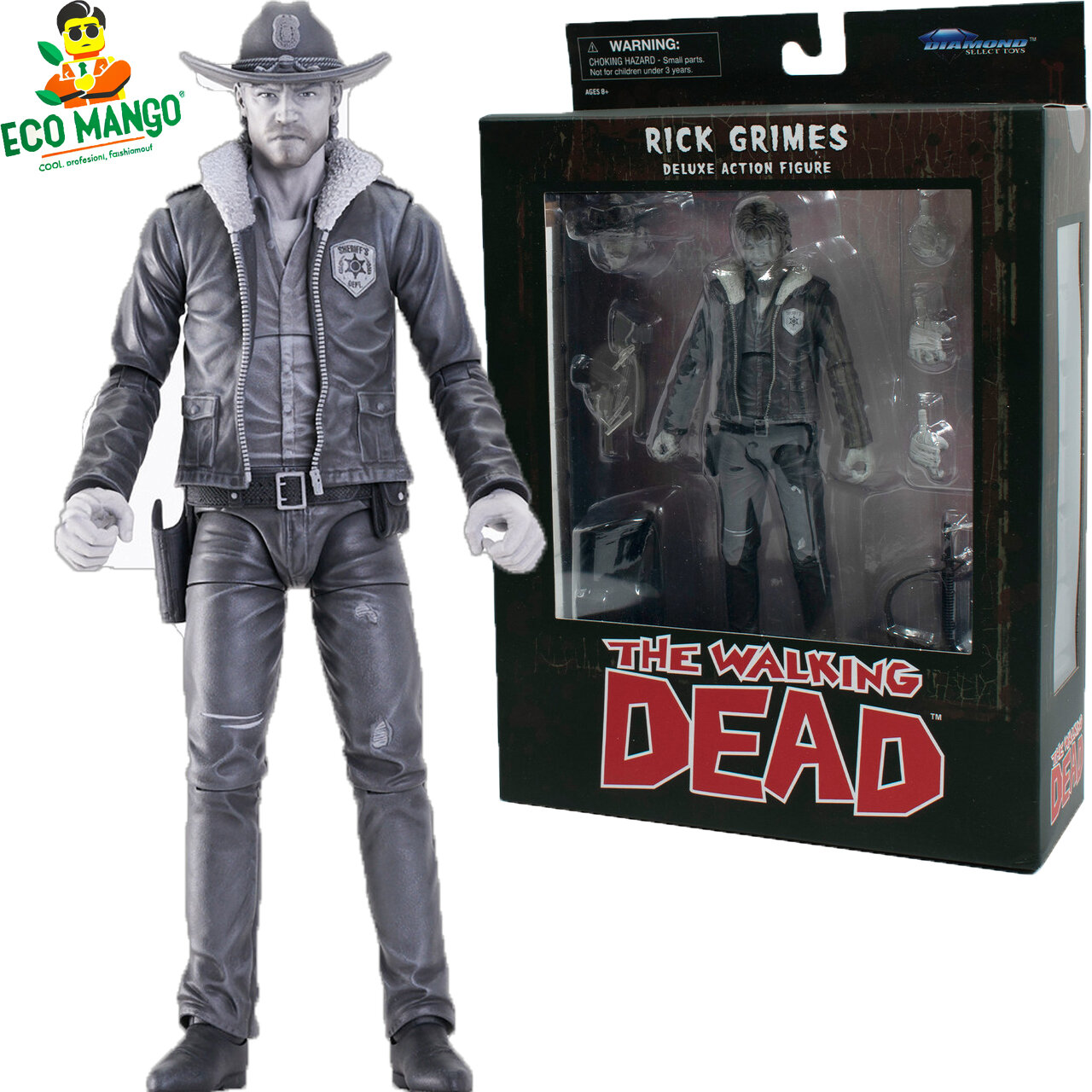 Фигурка DIAMOND SELECT TOYS DST, Ходячие мертвецы, Рик Граймс, Wave