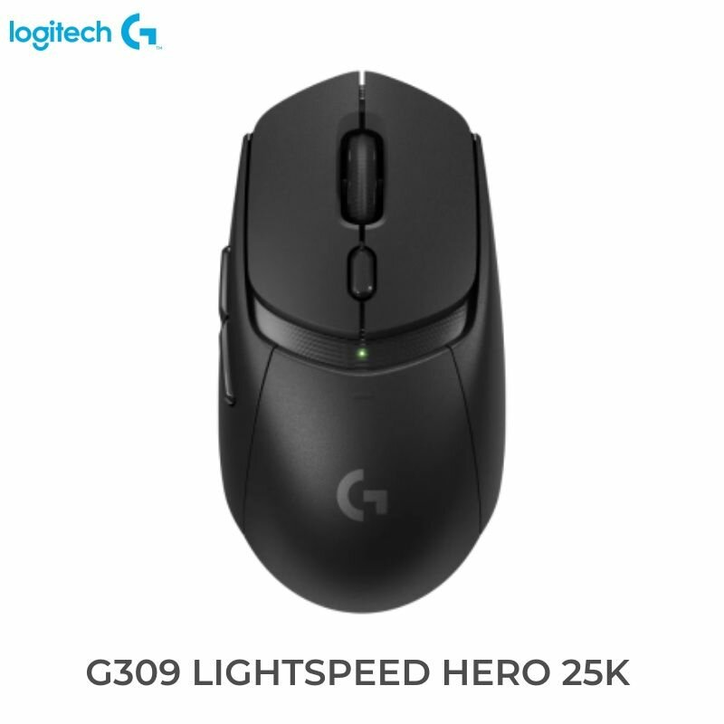 Беспроводная игровая мышь Logitech G G309 LIGHTSPEED HERO 25K LIGHTFORCE, черный