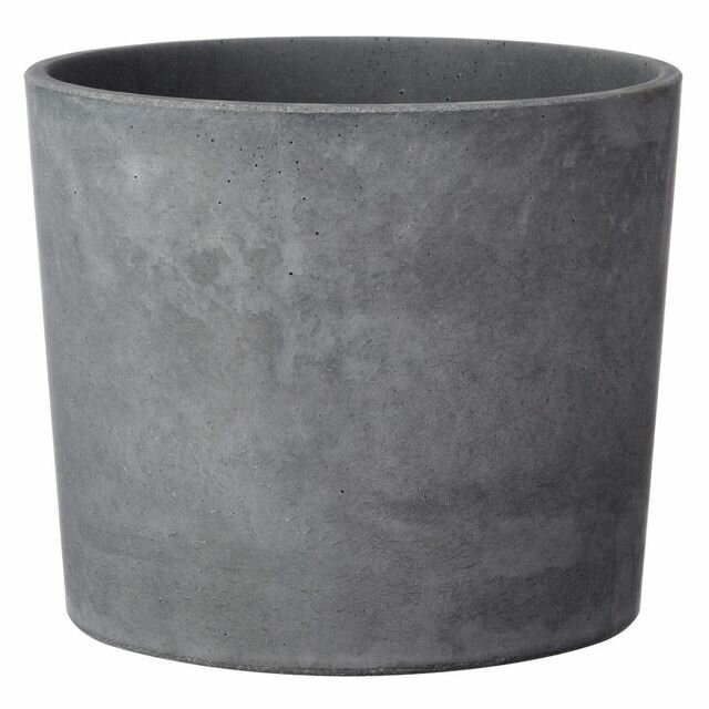 Кашпо из бетона Кедр серый 2,7 л 1шт