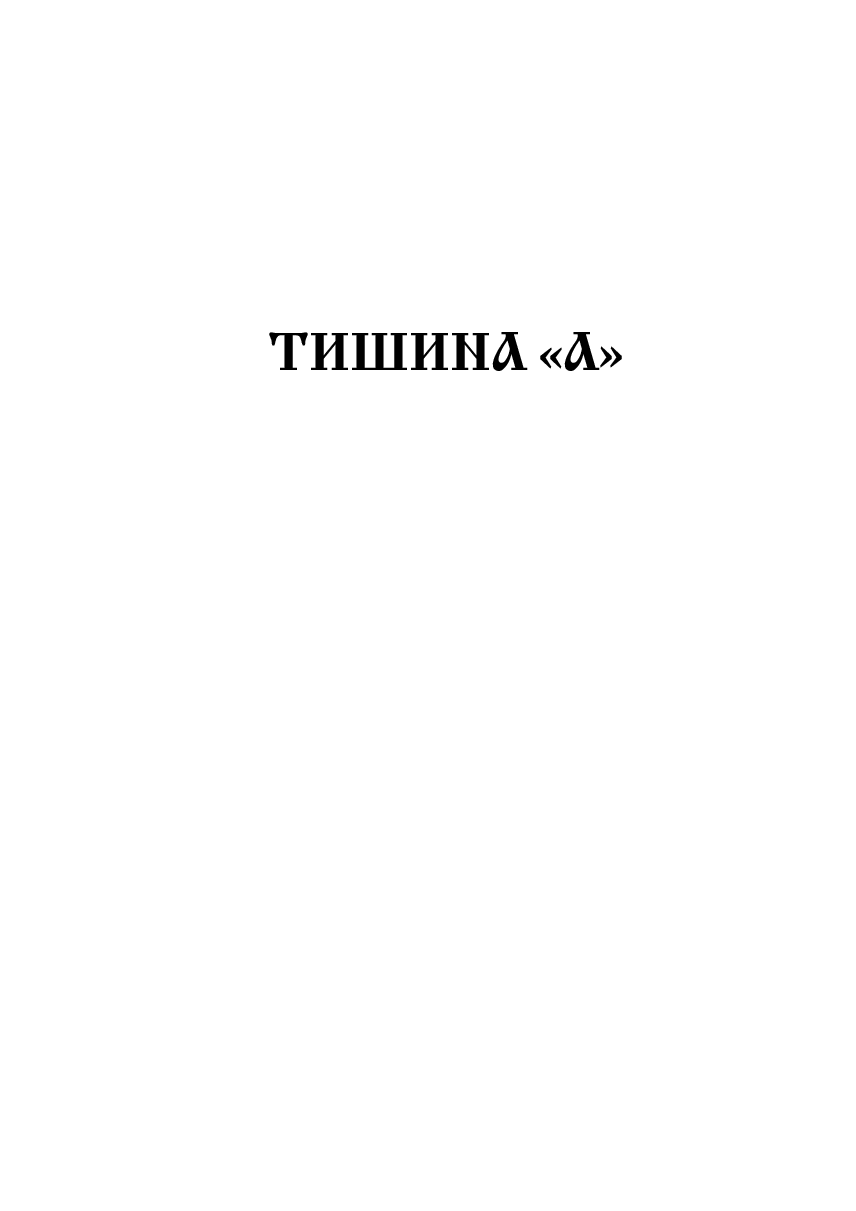 Тишина «А» — фото 1