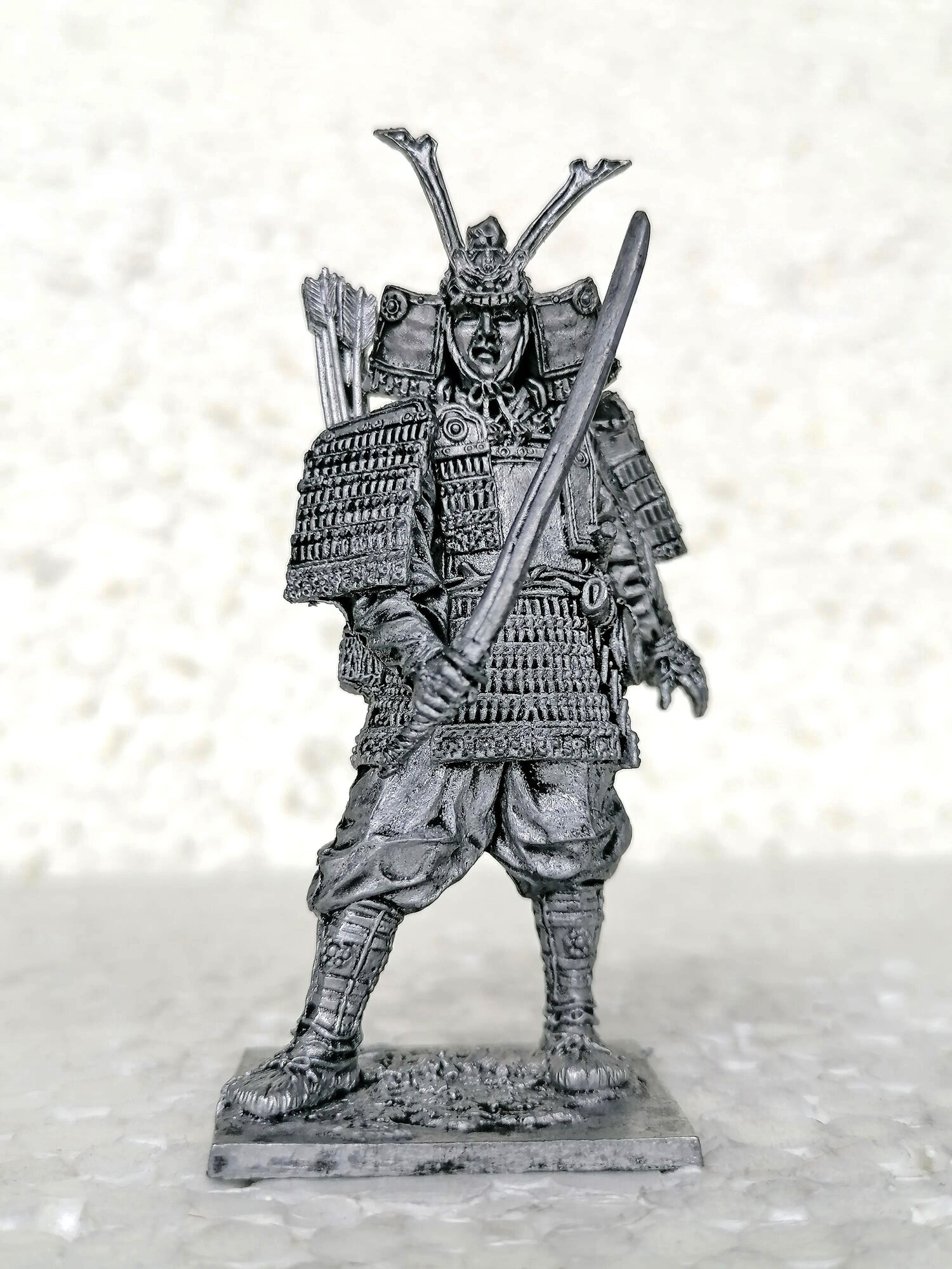 Статуэтка - Фигурка "Япония, Самурай, 12 век, оловянный солдатик, 54 мм"