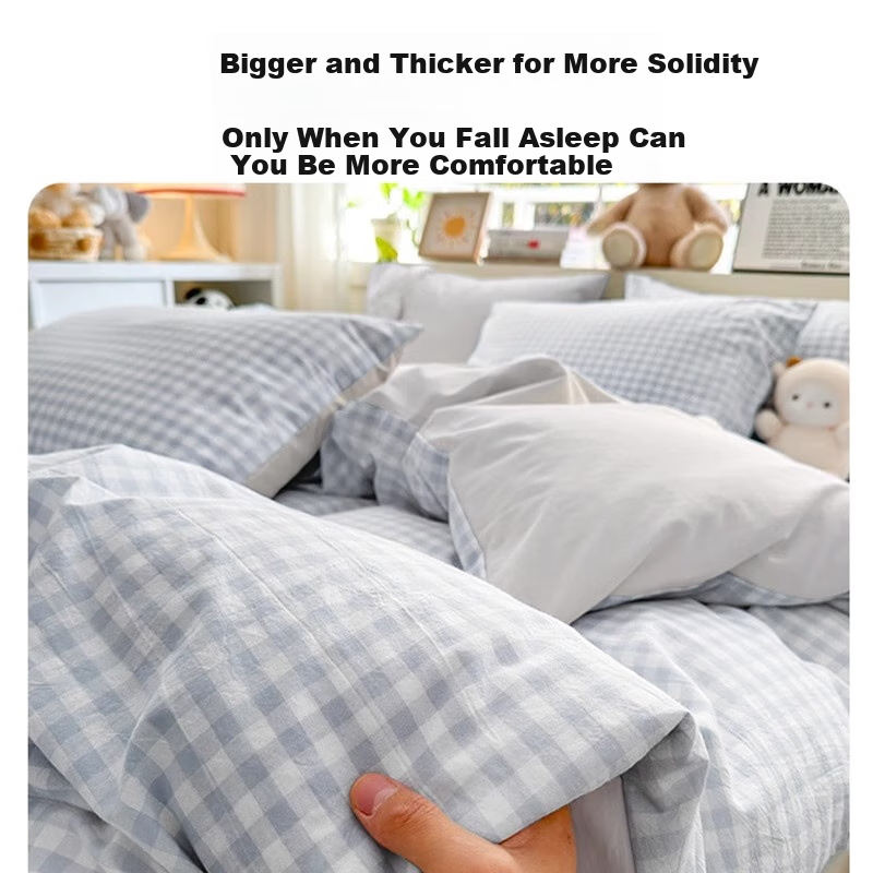 DR.CHU Doctor's First Disposable Four-Piece Bedding Set (Sheet, Duvet Cover, Pillowcase, Duvet Cover) Thickened for Autumn and Winter, Suitable for Beds, Travel, Hotels, Trains, and Sleeper Cars