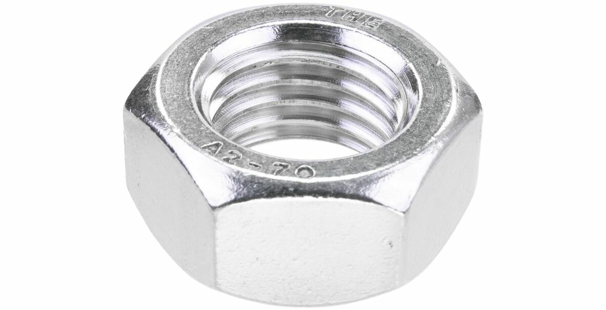 Гайка шестигранная DIN 934 нержавеющая сталь А2 М10