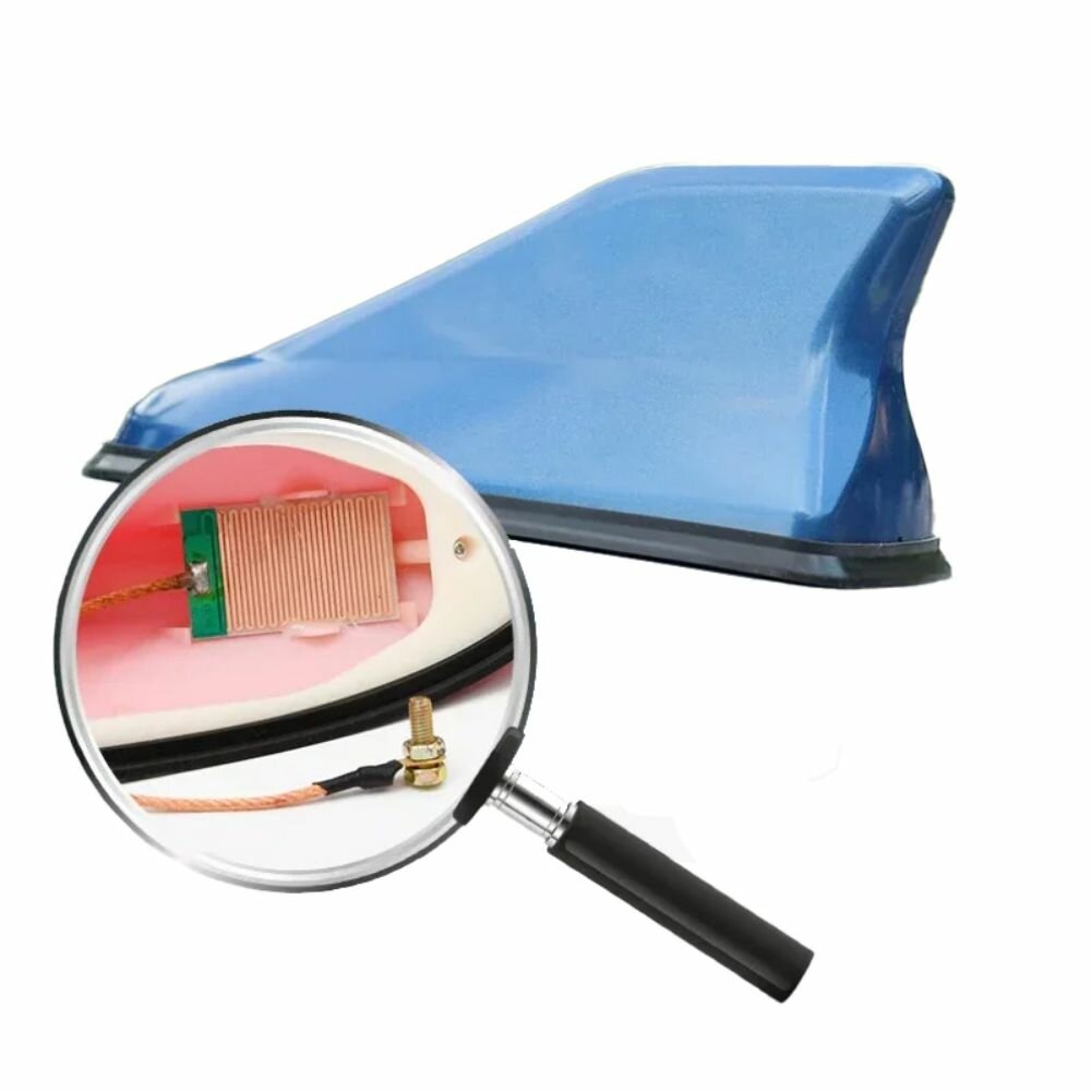 Универсальная антенна в виде плавника акулы, крепление на крышу автомобиля, 16 см, из углеродного волокна, усилитель сигнала антенны для автомобильного радио AM FM