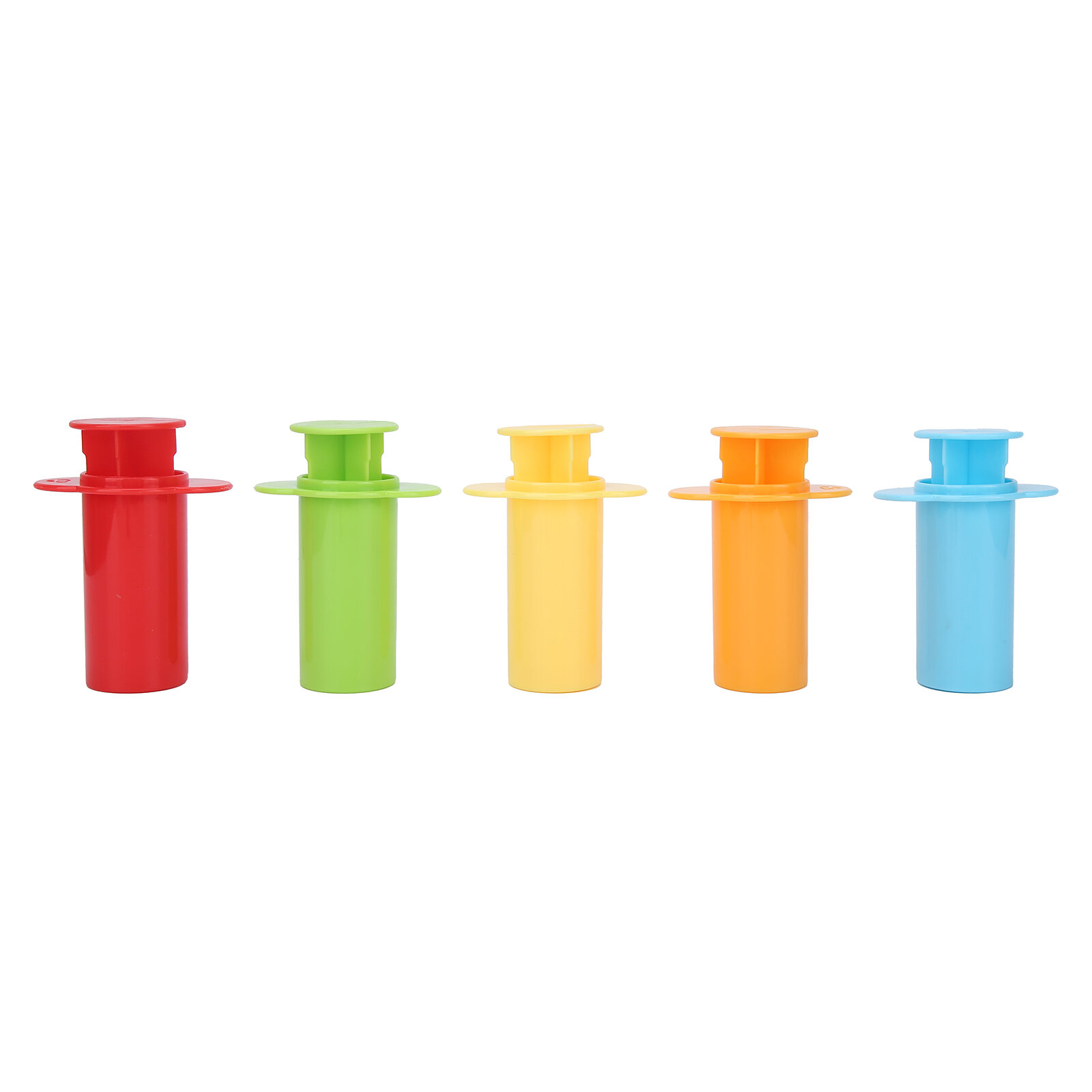 5pcs Clay Squeezer DIY Цветный экструдерный экструдец пластиковой керамический инструмент для детей, играющих в Argil