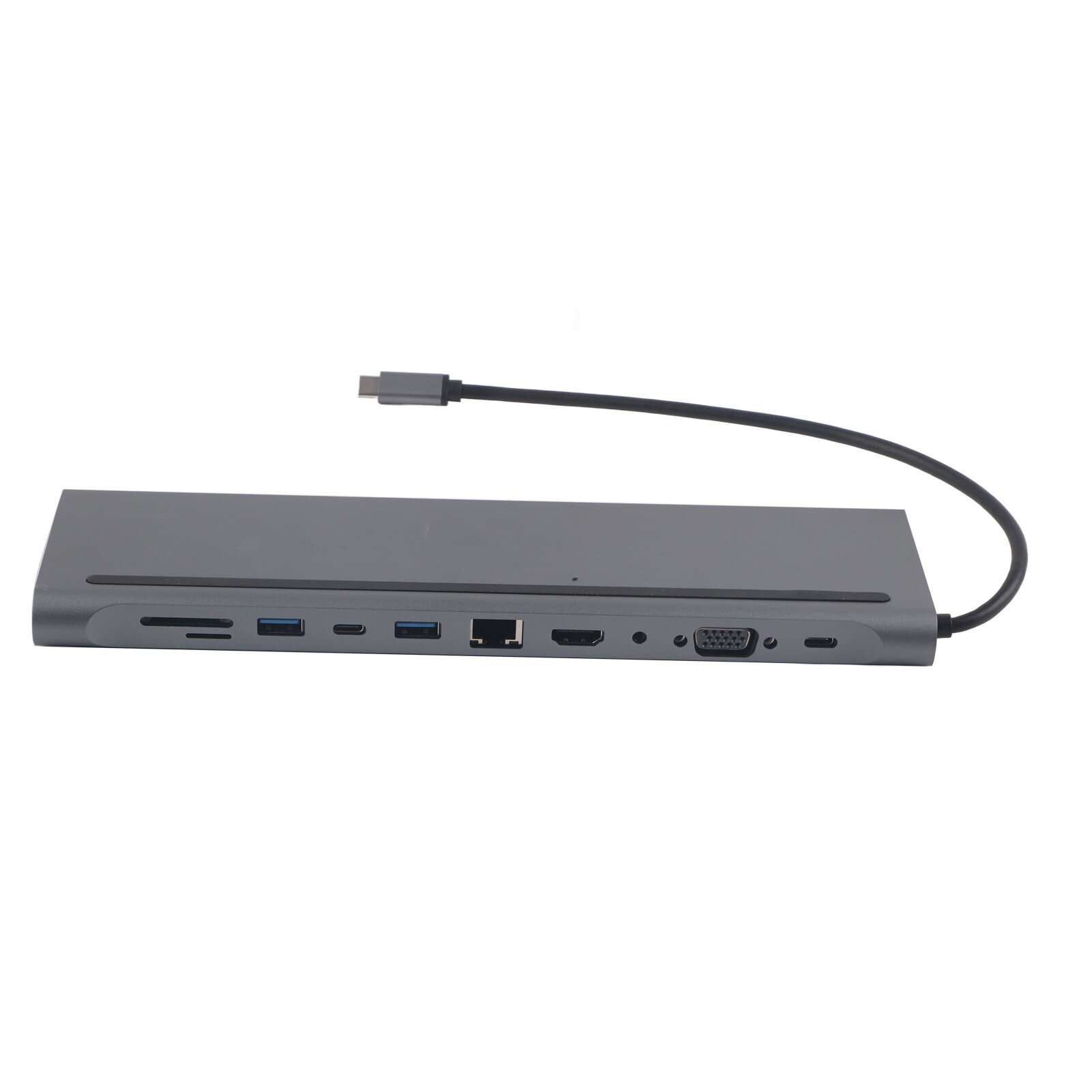 11 В 1 -х концентраторе Type -C Dock Dock USB3.1 для чтения карт HDMI Многофункциональный адаптер
